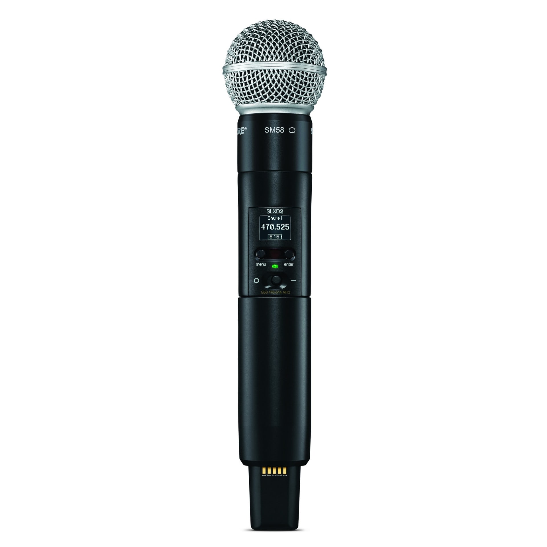 Shure SLXD2/SM58 Handheld Wireless Microphone Transmitter - Sound ...