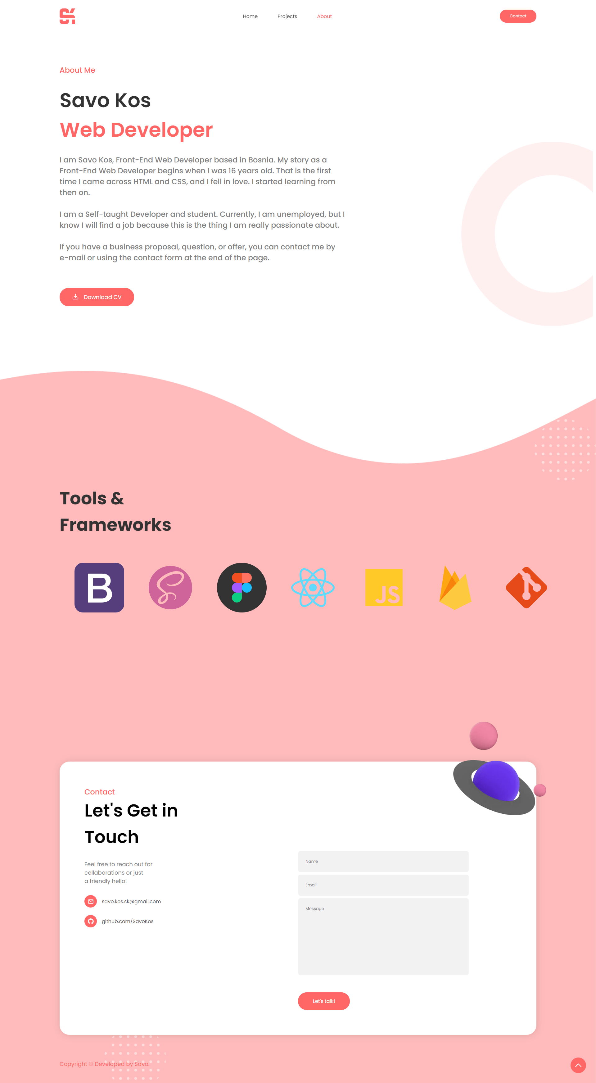 GitHub - SavoKos/portfolio
