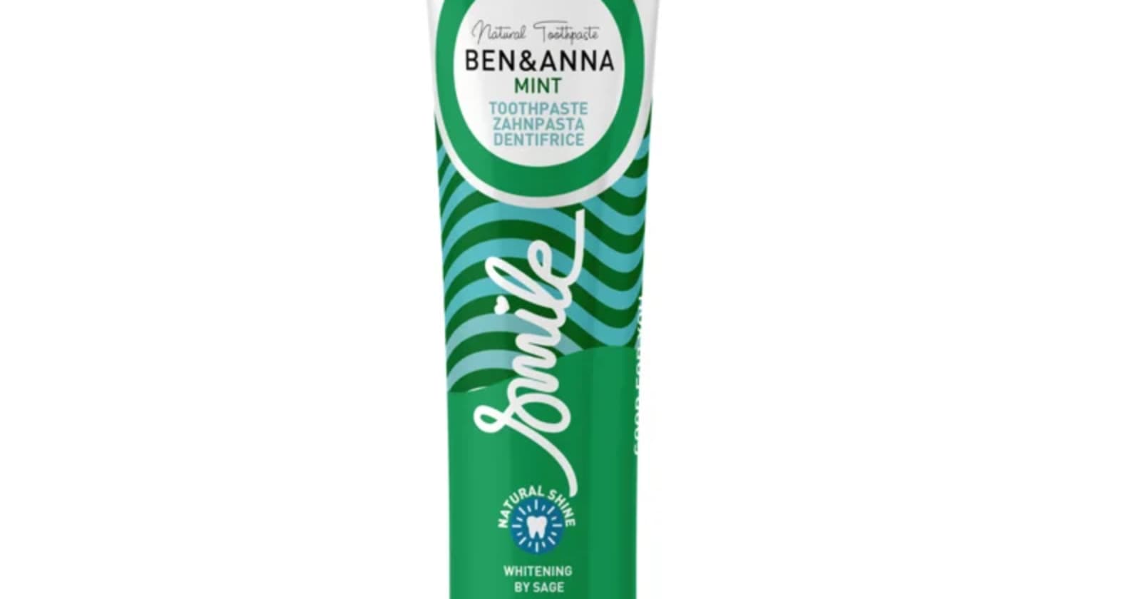 Ben & Anna Tandpasta Smile met Fluoride Spearmint 75 ml | Zepig.nl