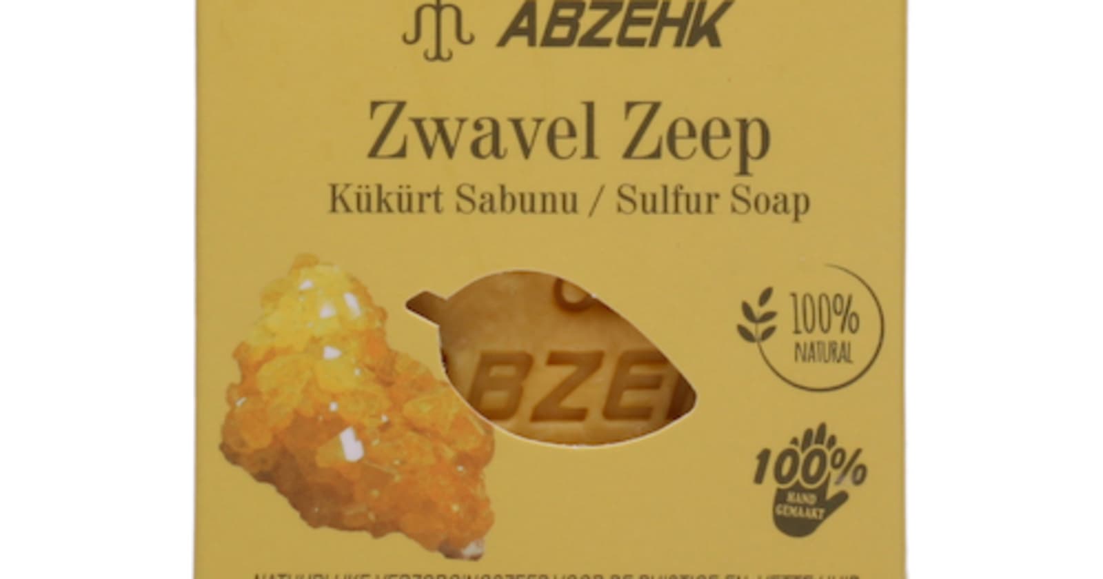 Abzehk Zwavel Zeep - Kükürt Sabunu 150 gram | Zepig.nl
