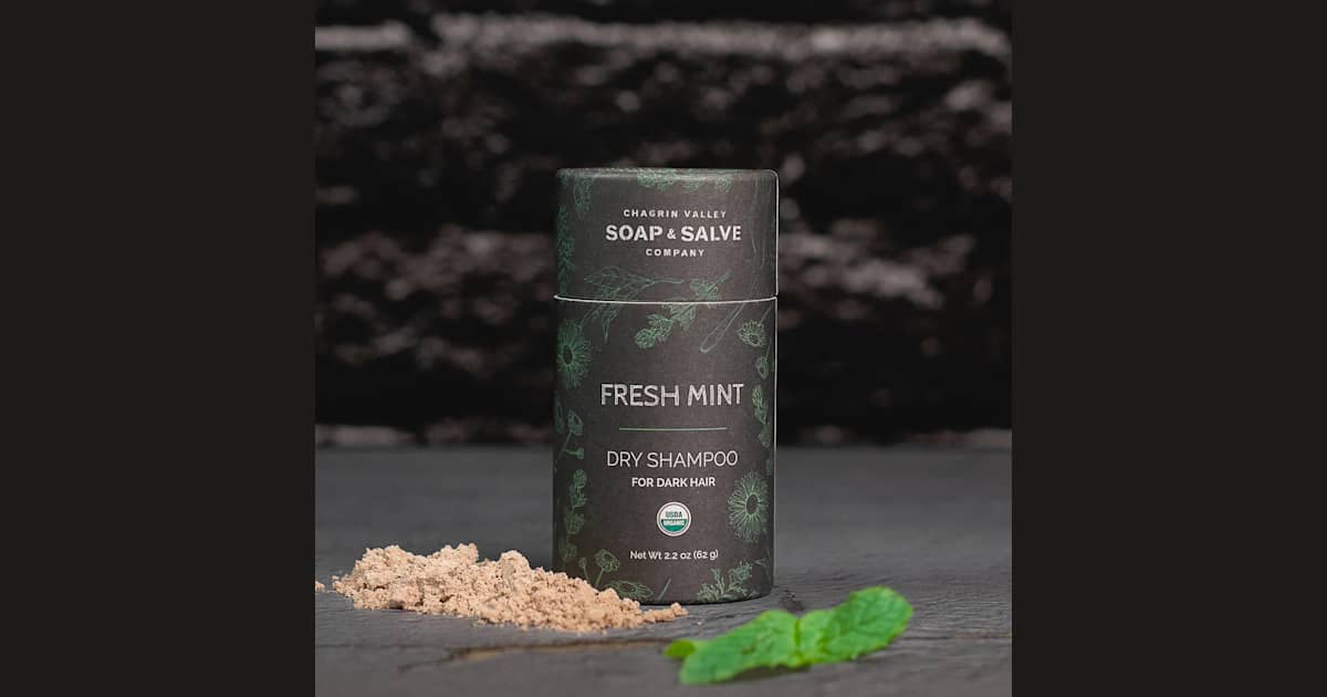 Dry Shampoo Dark Hair Fresh Mint 62 gram | Chagrin Valley