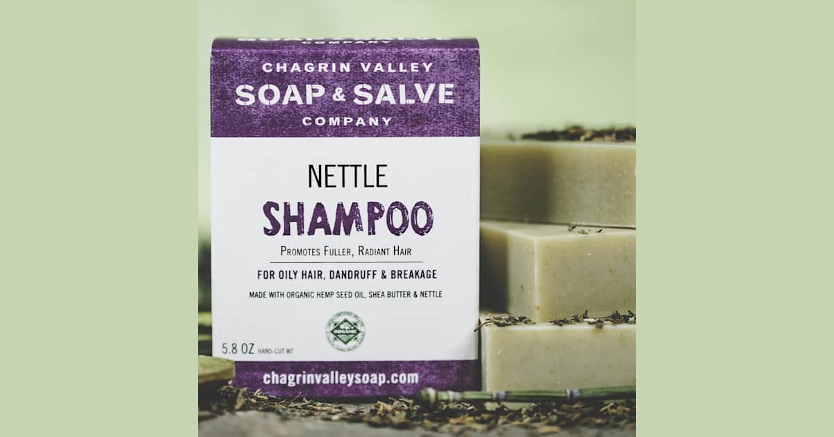 Nettle Shampoo Bar 160 gram | Chagrin Valley | Zepig