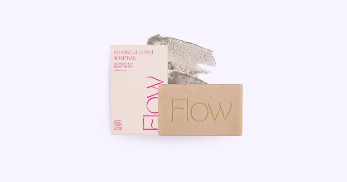 Flow Cosmetics Shampoo bar Rhassoul & Salt - Voor een gevoelige ...