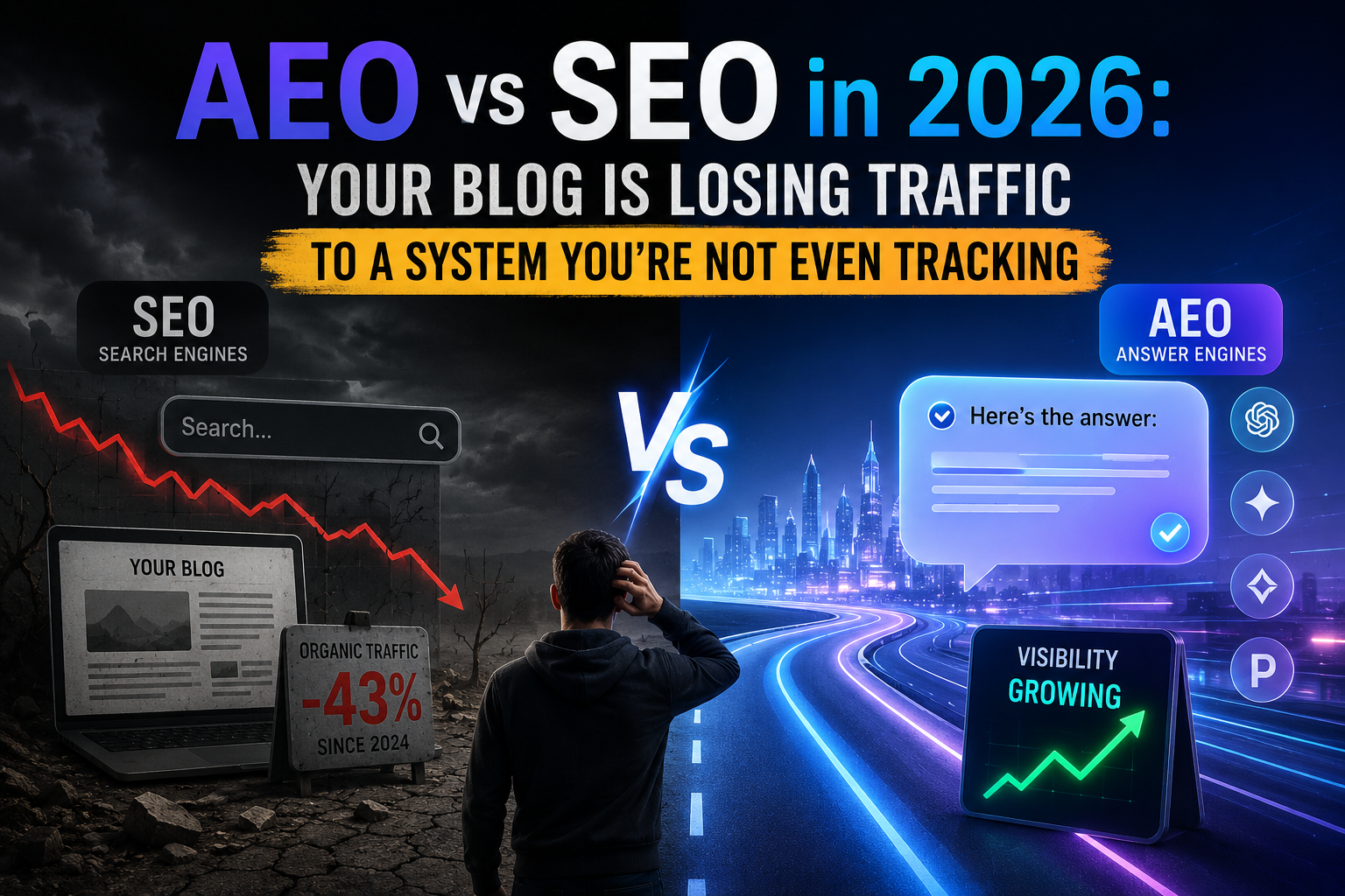 AEO vs SEO in 2026: Your Blog Is Losing Traffic to a System You're Not ...