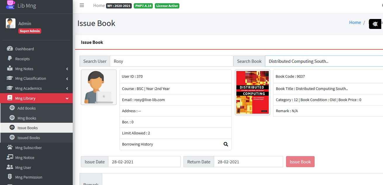 GitHub - programmer007007/Library-System-Laravel-MVC: This project aims at developing the ...