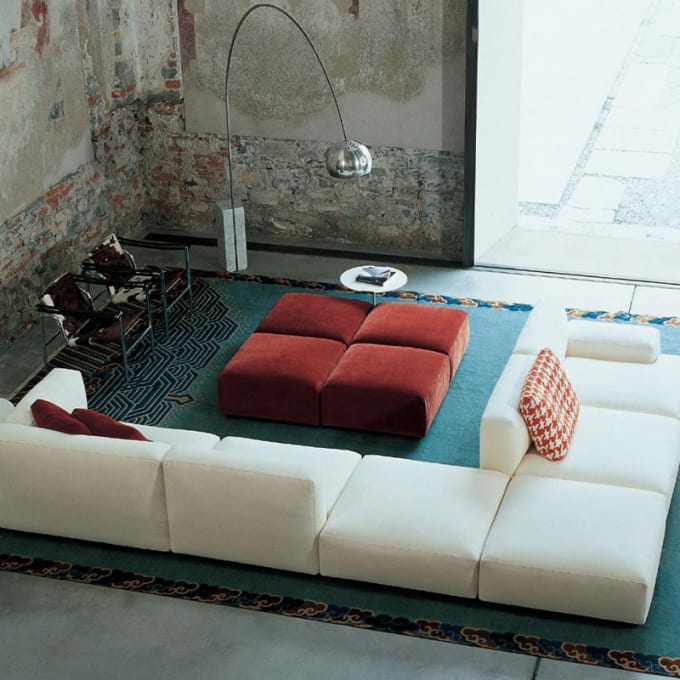 Sofa series Mex Cube by Cassina
