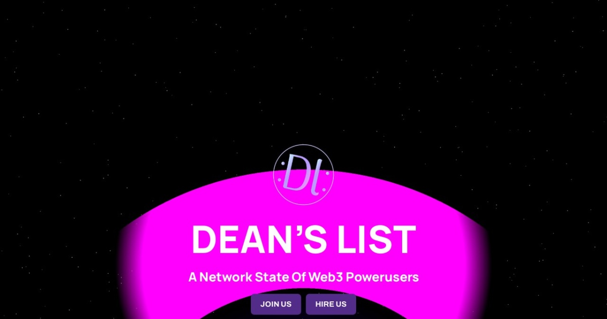 Deanslist - Explore Web3