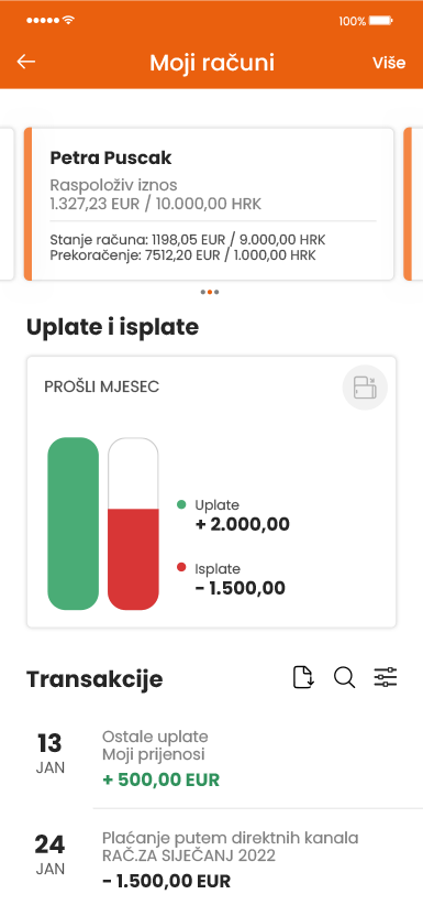 Žiro račun u eurima – Građani | PBZ