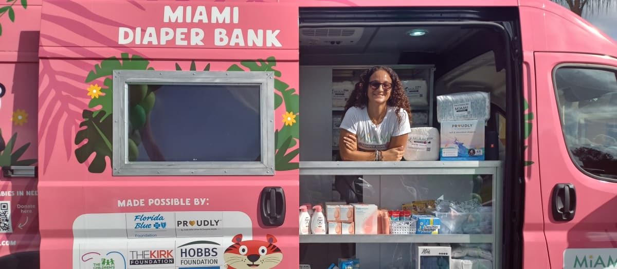 Student helps establish mobile diaper bank | FIU News - Florida International University