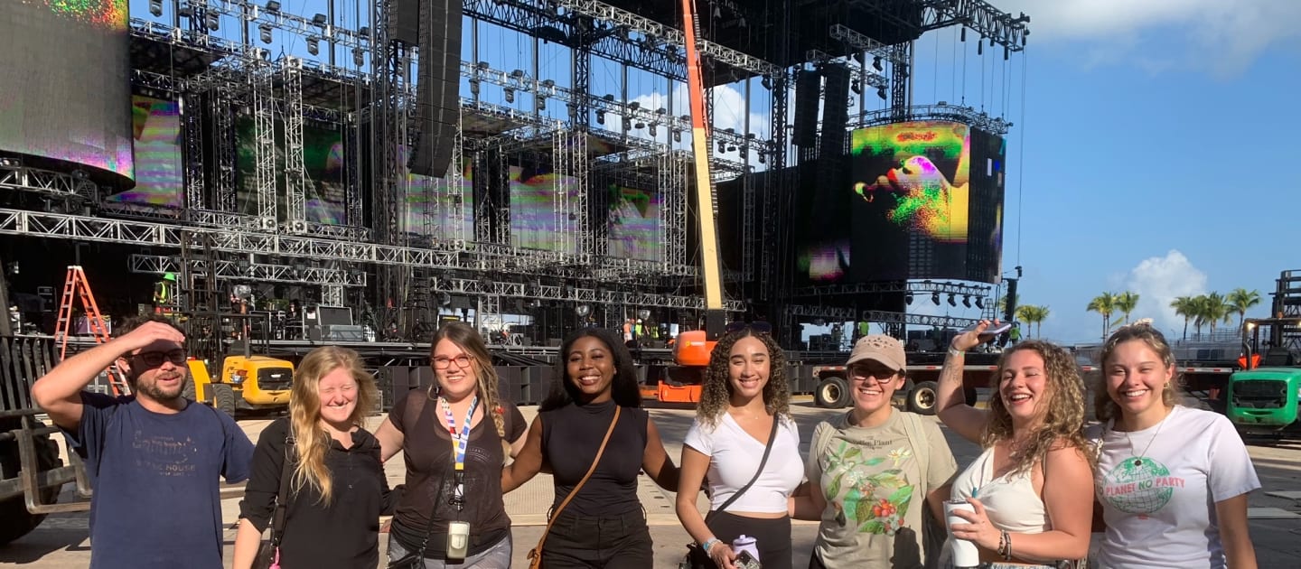 Hospitality students help make one of the world's most recognized music ...