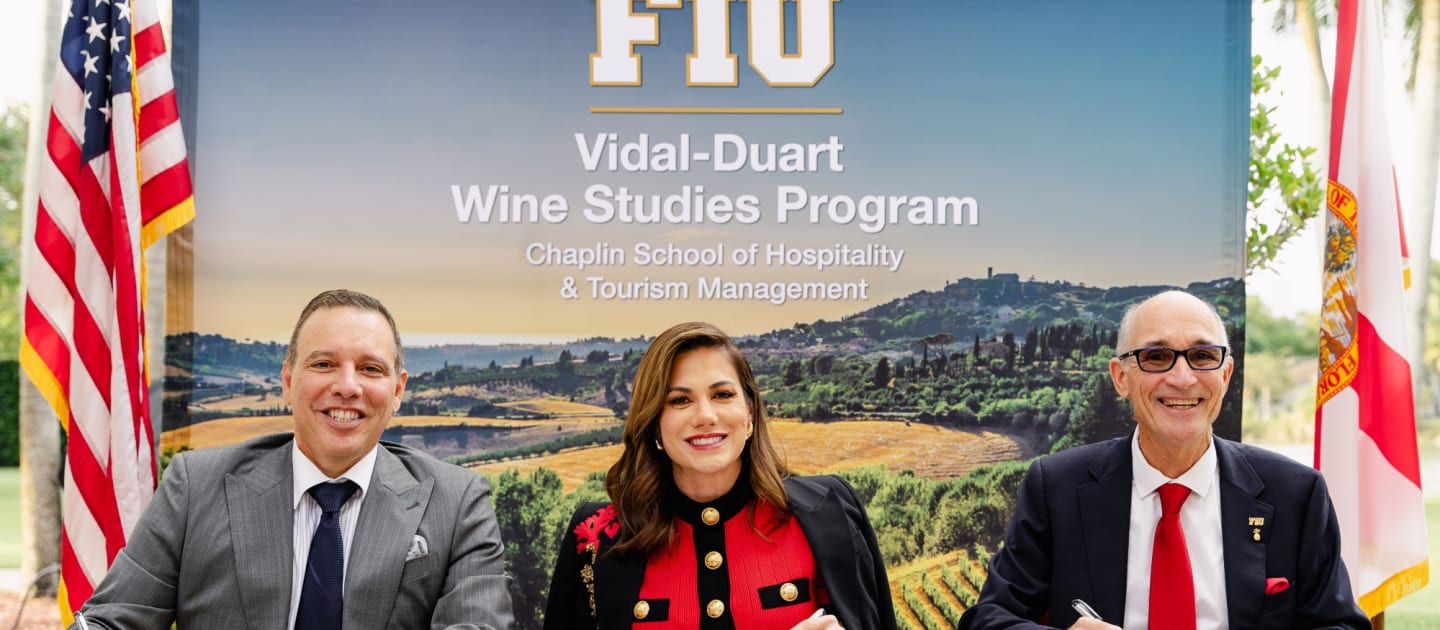 FIU alumni Tina Vidal-Duart and Carlos Duart gift to name wine studies ...