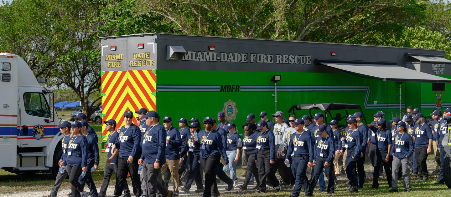 FIU students get hands-on experience in large-scale disaster response ...