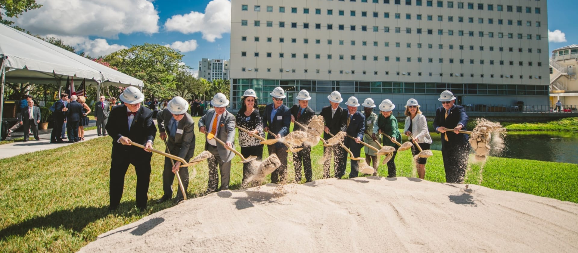 University breaks ground on second phase of Green School building | FIU ...