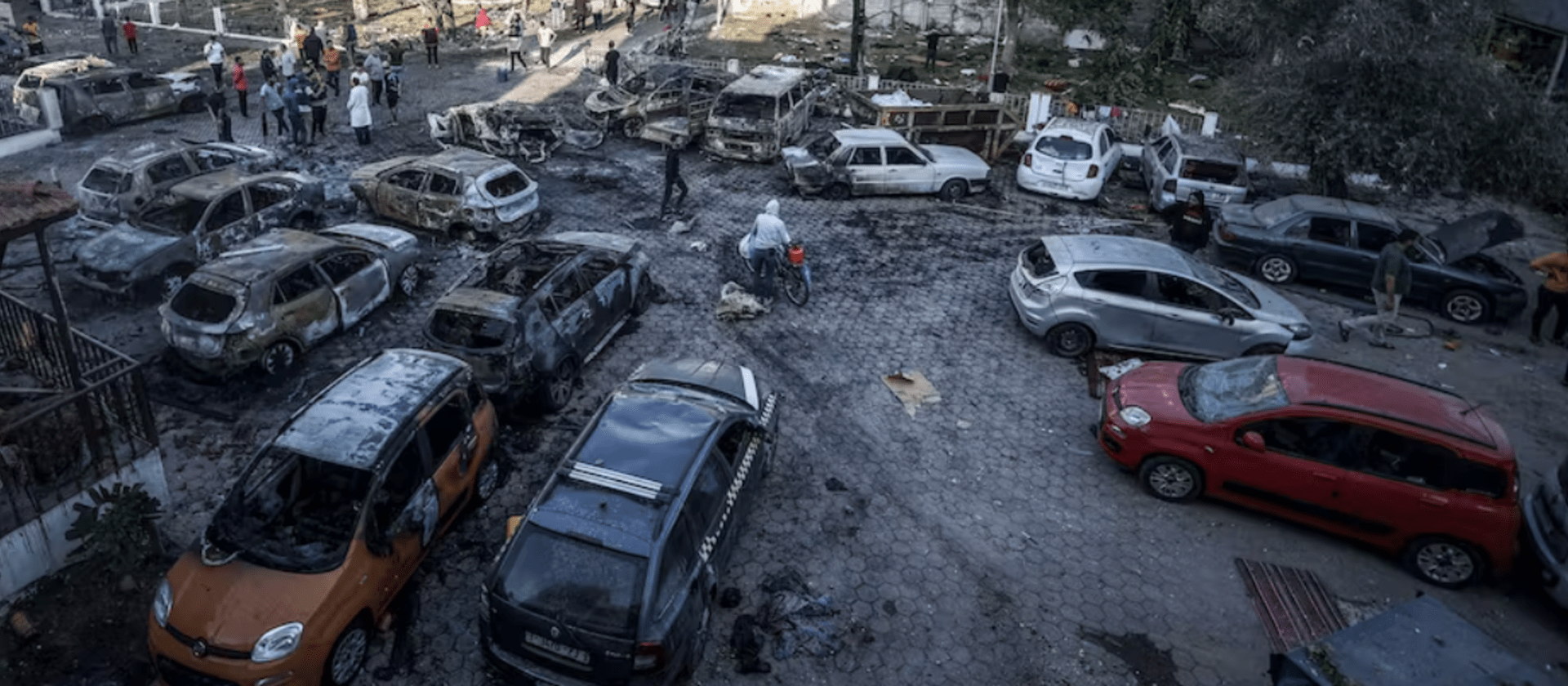 What exactly caused the explosion at a hospital in Gaza? Without an ...