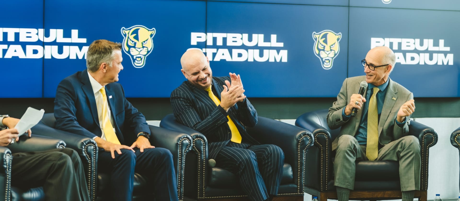 FIU Athletics, Pitbull announce unprecedented partnership and naming of ...