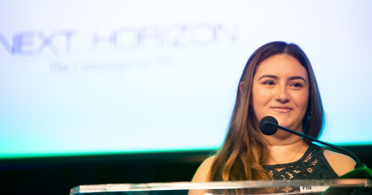 At annual breakfast, FIU scholars meet donors making their dreams ...