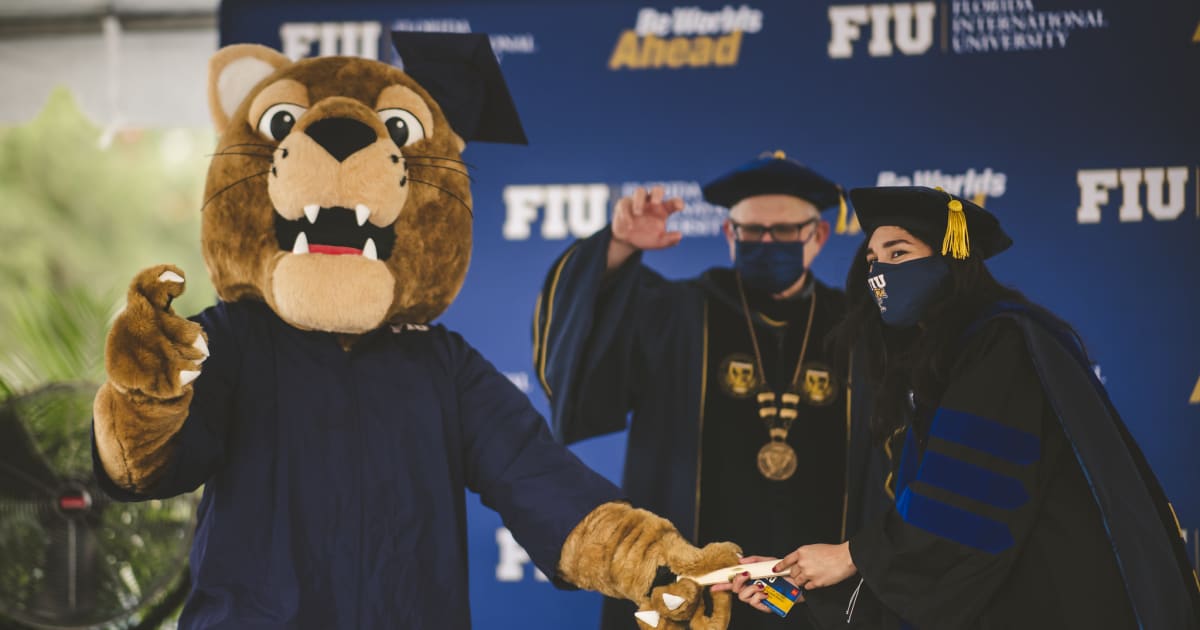 FIU graduates celebrate real triumphs at first in-person commencement ...