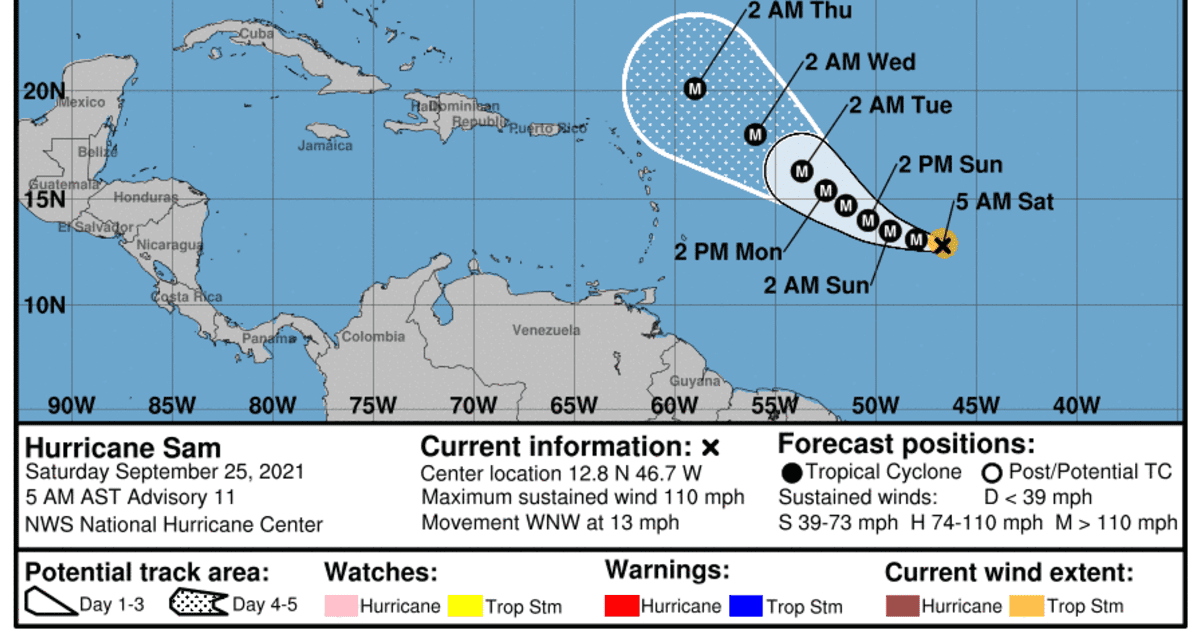 FIU is monitoring Hurricane Sam | FIU News - Florida International ...