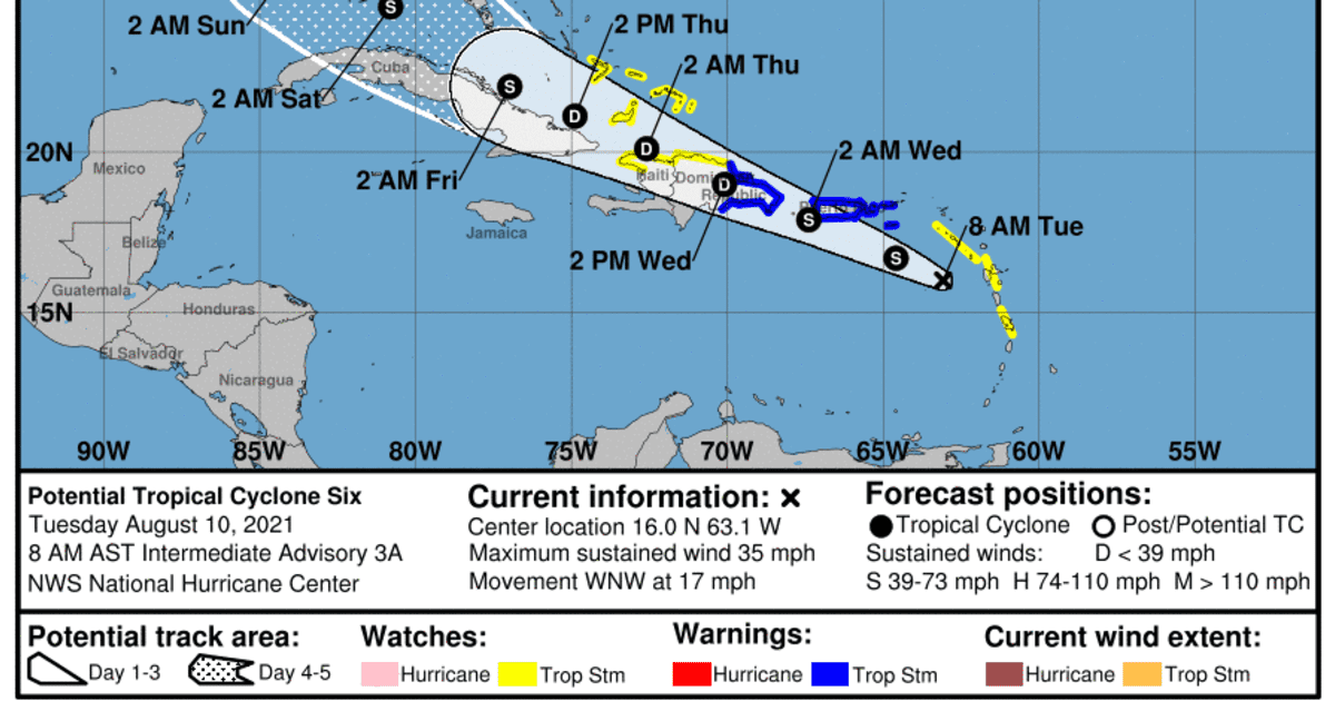 FIU is monitoring weather system moving through northeast Caribbean ...