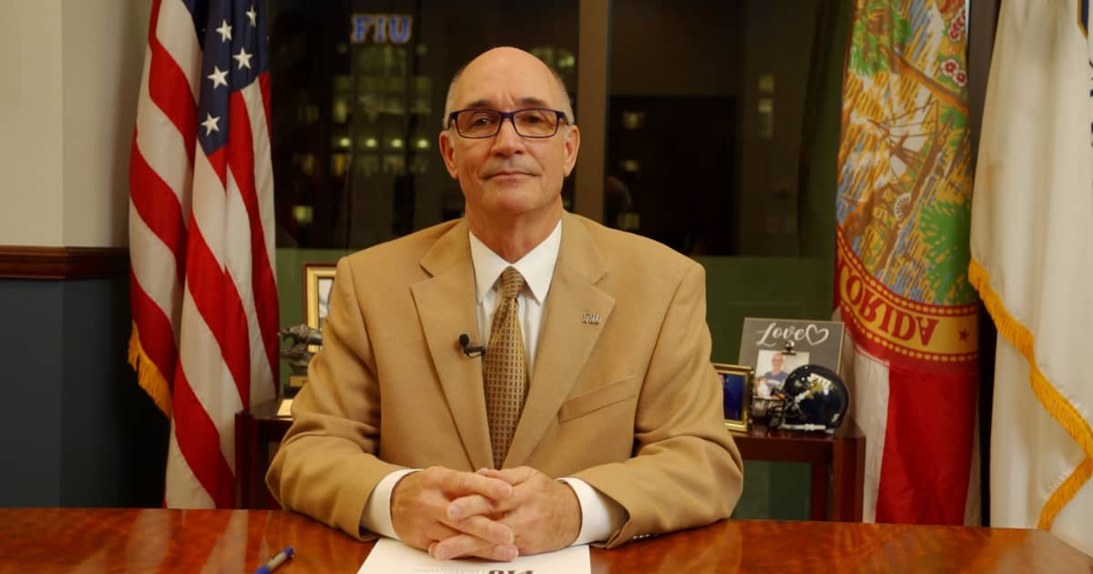 Interim President Kenneth A. Jessell shared a video message on Monday ...