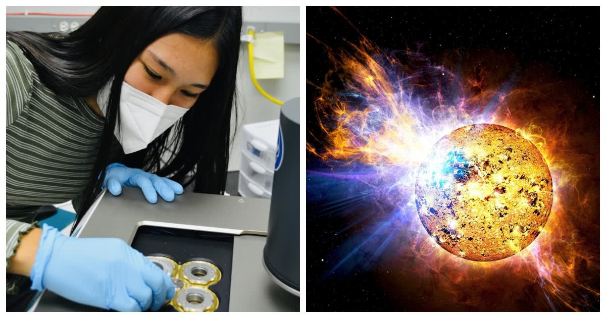 Student builds plastic materials to protect technology in space from ...