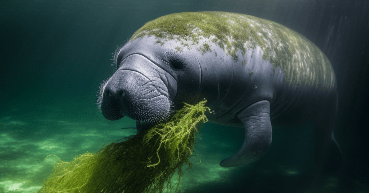 Are Florida manatees eating the equivalent of “junk food”? | FIU News - Florida International ...