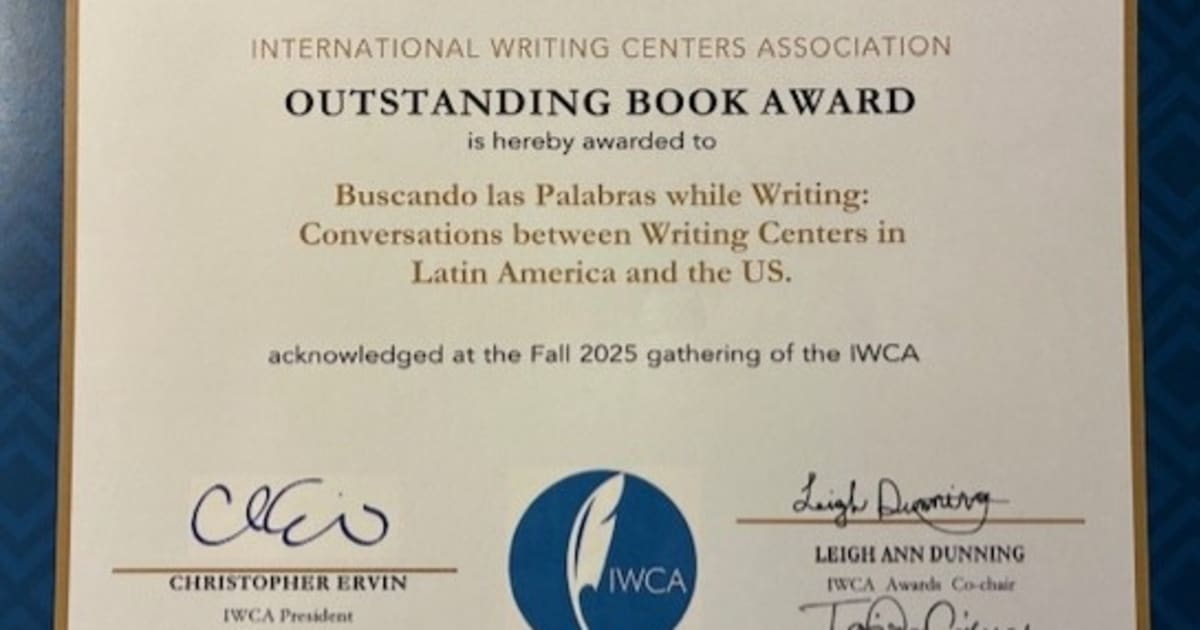 Writing center wins international book award | FIU News - Florida ...