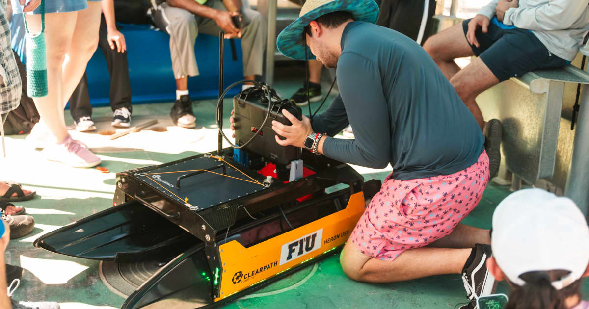 Why are robots roaming Biscayne Bay? | FIU News - Florida International ...