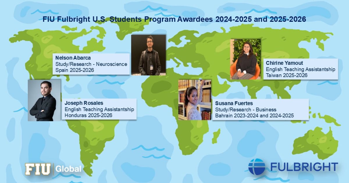 FIU alumni make a difference abroad as Fulbright awardees | FIU News ...
