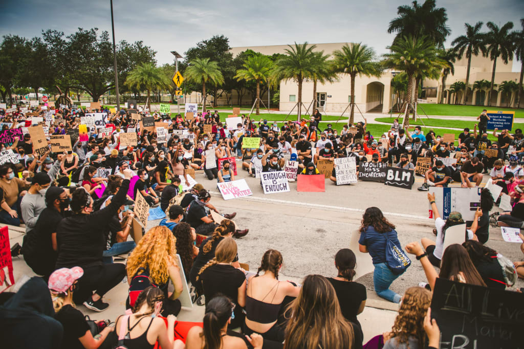 Community gathers for peaceful protest at FIU | FIU News - Florida ...