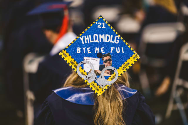 Panthers flex artistic skills on grad caps | FIU News - Florida ...
