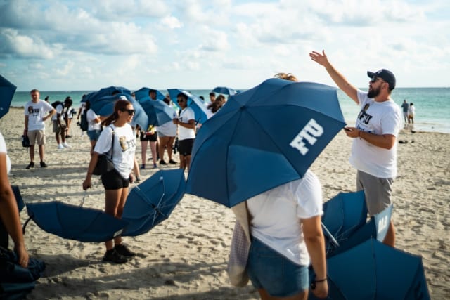Check out Miami's largest F-I-U at iconic South Pointe Park | FIU News ...
