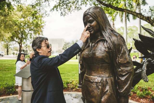 FIU unveils bridge memorial, statue of Alexa Duran | FIU News - Florida ...