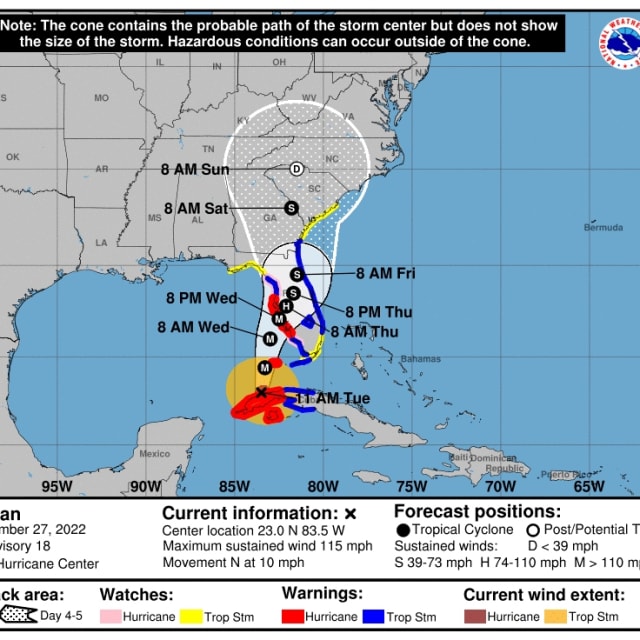Hurricane Ian update: FIU campuses will close at 5 p.m. today and on ...