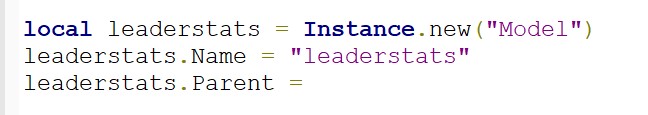 leaderstats.Name = "leaderstats"