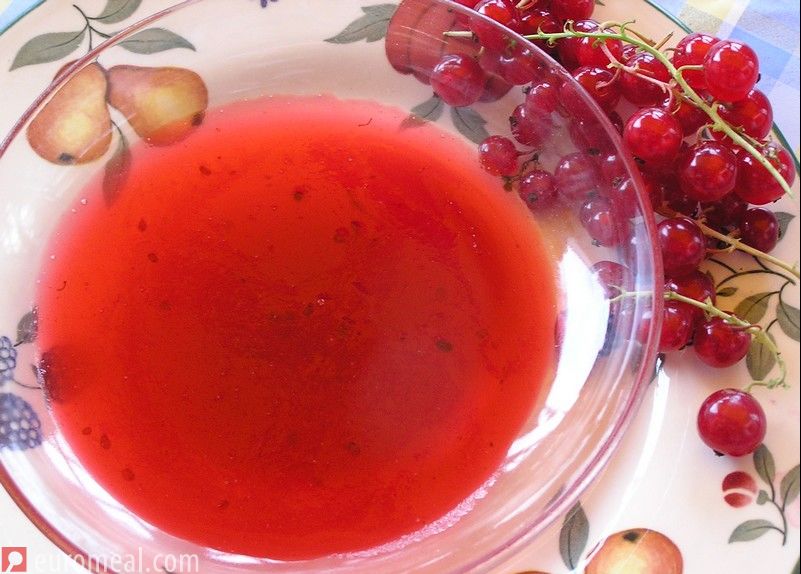 Ribiselmarmelade (rote Johannisbeermarmelade) - euromeal.com