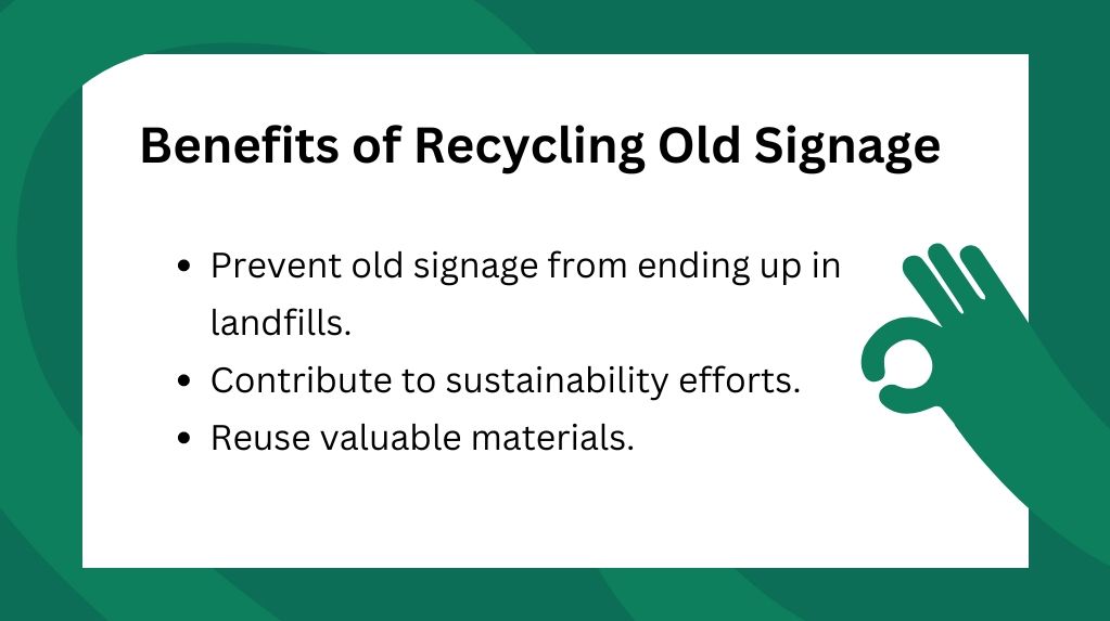 Can Old Signage Be Recycled? | Ridly