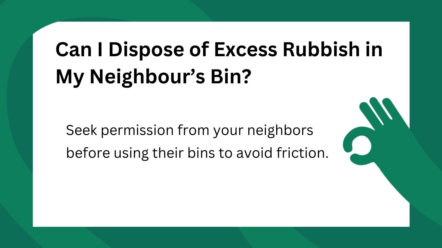 How To Dispose of Excess Household Rubbish | Ridly