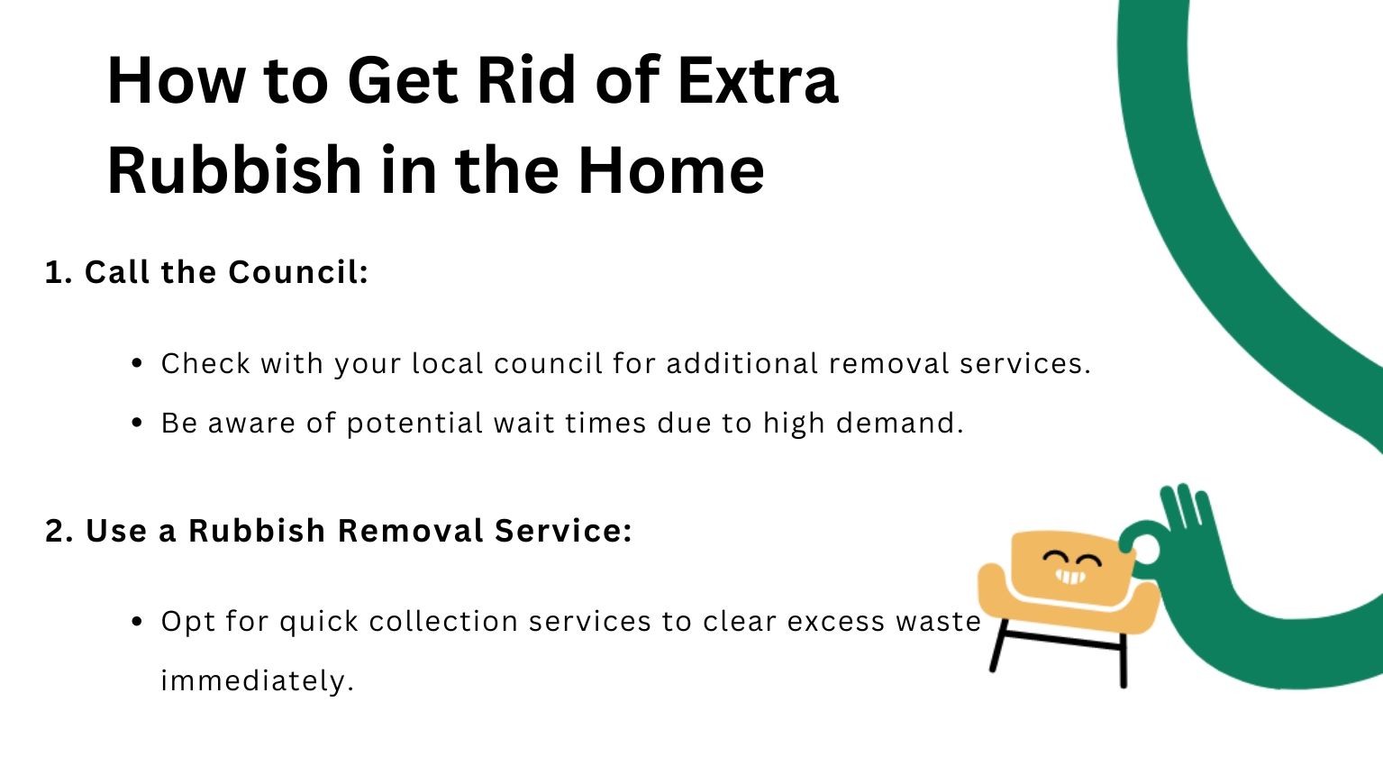 How To Dispose of Excess Household Rubbish | Ridly