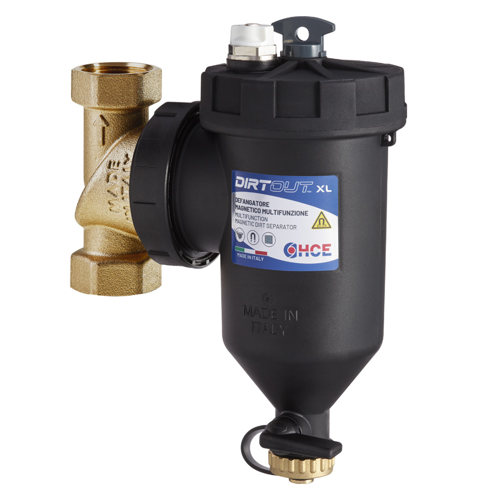 Magnetic dirt separators for sludge and impurity removal | | HCE Hydronic