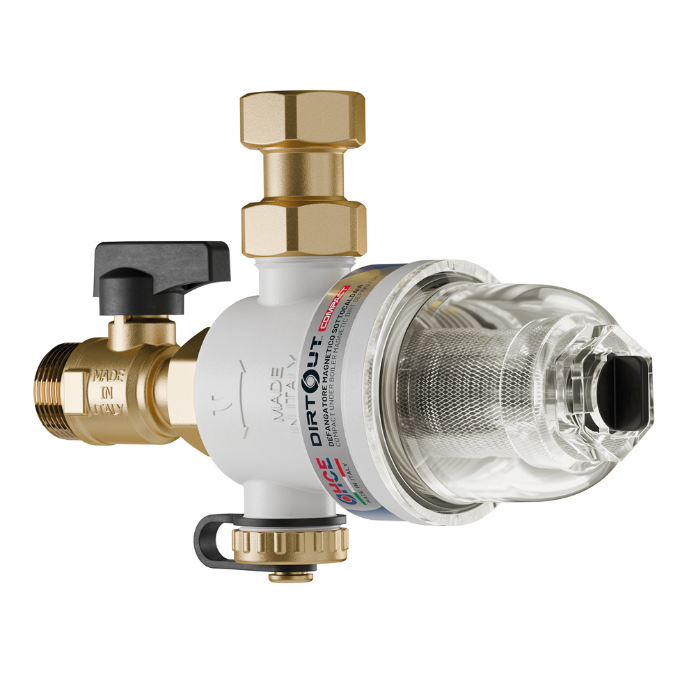 DirtOUT COMPACT - WT | Under-boiler magnetic dirt separator transparent ...