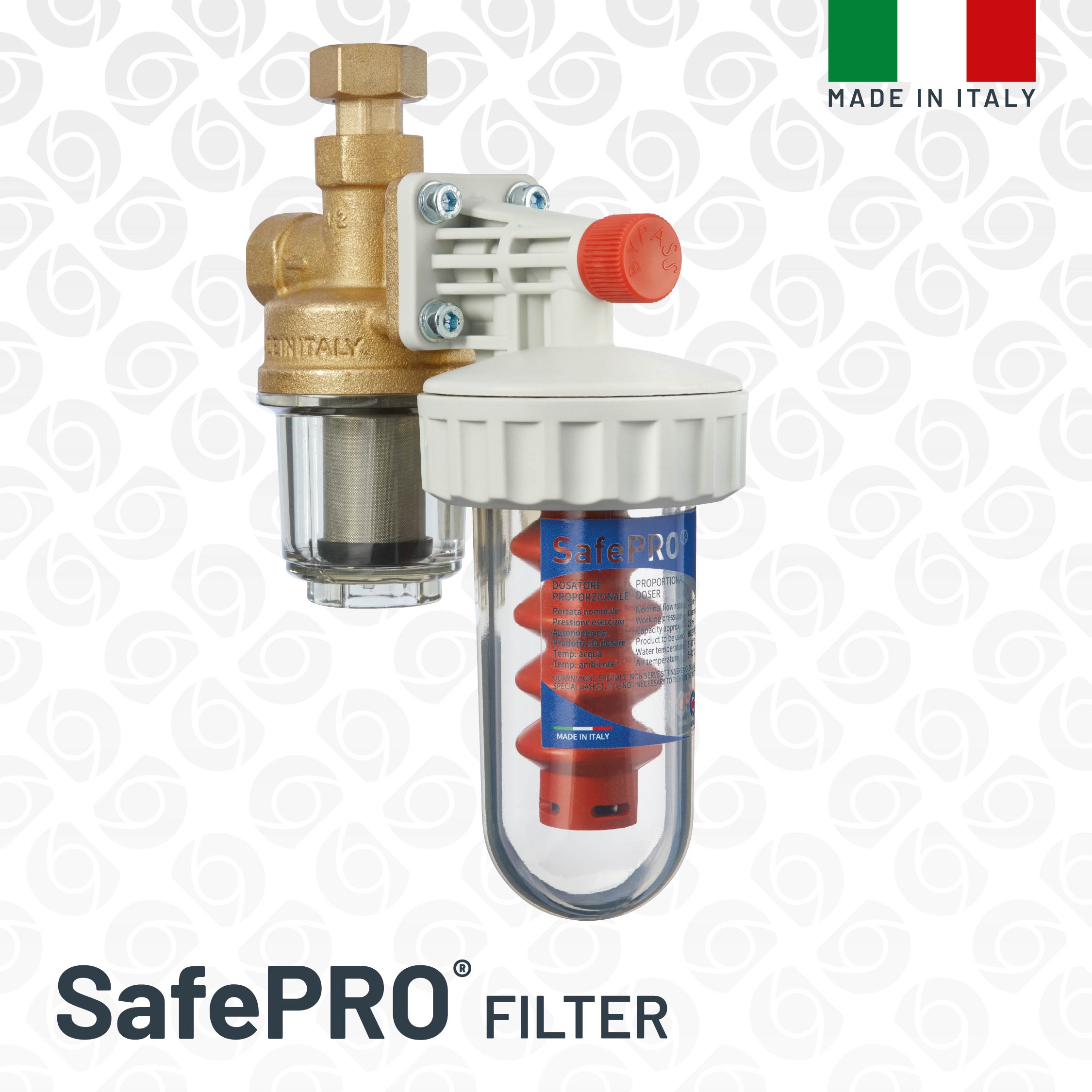 Polyphosphate dispenser SafePRO® Filter
