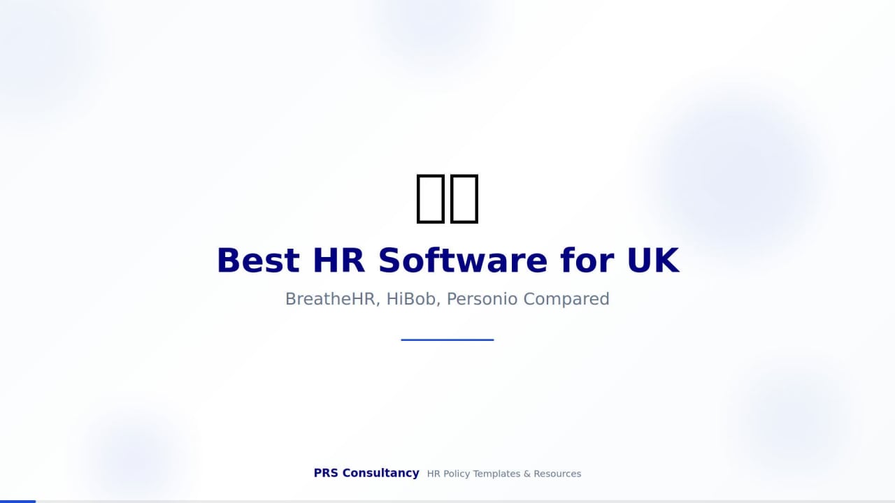 Best HR Software UK: 5 Platforms Compared for 2026
