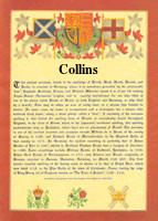 Surname Database: Collins Last Name Origin