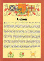 Surname Database: Gilson Last Name Origin
