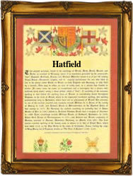 Surname Database: Hatfield Last Name Origin