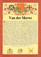 Surname Database: Van der Merwe Last Name Origin