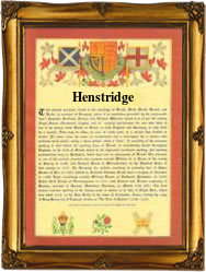 Surname Database: Henstridge Last Name Origin
