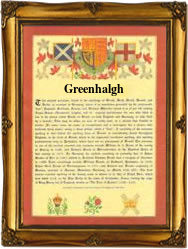 Surname Database: Greenhalgh Scroll Details