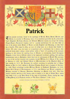 Surname Database: Patrick Last Name Origin